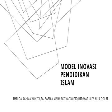 Model inovasi Pendidikan agama islam.pptx