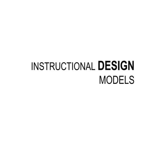 Model instructional design TP14 | PPT