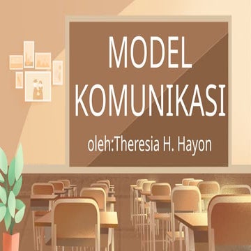 MODEL MODEL YANG DIGUNAKAN DALAM kOMUNIKASI.pptx