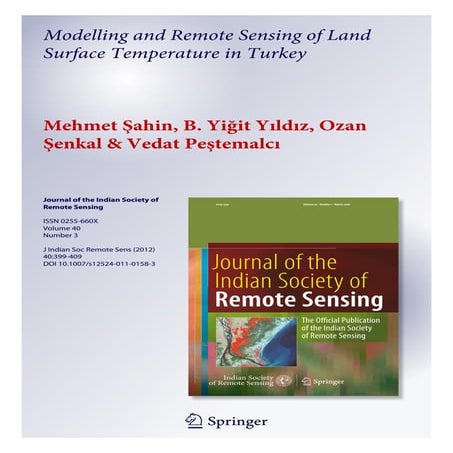 Modelling and remote sensing of land surface | PDF | Weather | Science