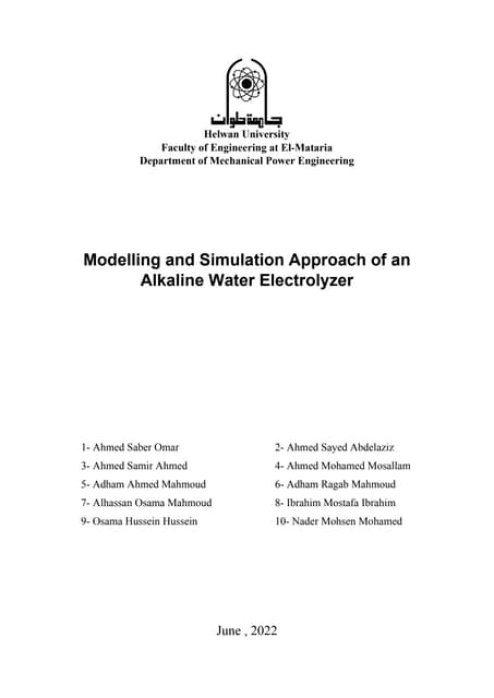 PEM Water Electrolysis | PPT
