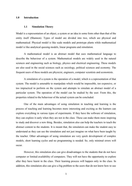 Assignment 3 - Report on STELLA Simulation | PDF