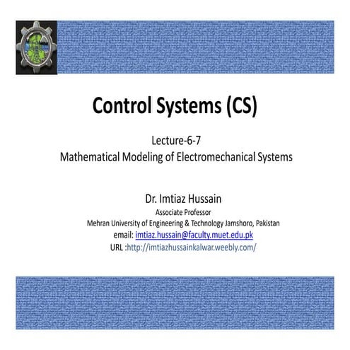 modelling electro-mechanical systems.pdf