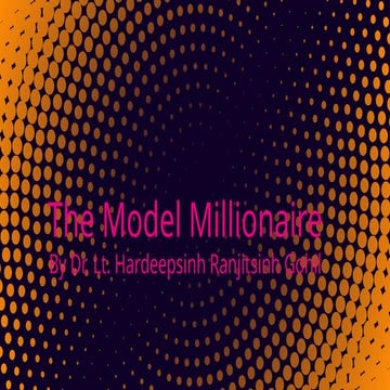 Model Millionaire Model Millionaire Model Millionaire | PPT