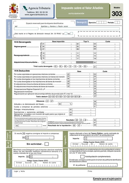 2 2 model 303 de iva | PDF