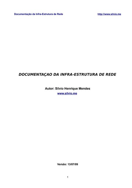 Modelo documentacao-rede | PDF