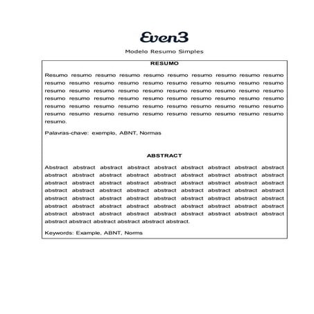 Modelo resumo-simples | DOCX