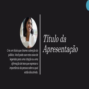 Modelo Power Point para Biografia | PPTX