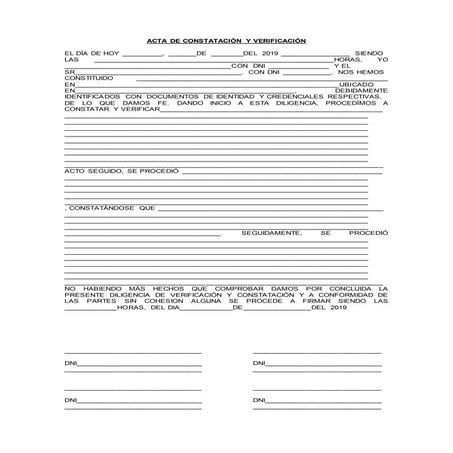 Modelo de acta | DOC