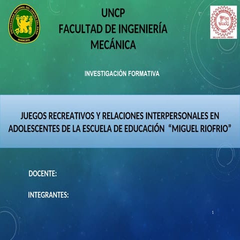 Lenguaje de programación en Python UNCP. | PPTX