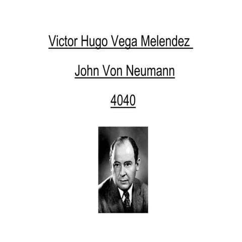 John von Neumann | PPT