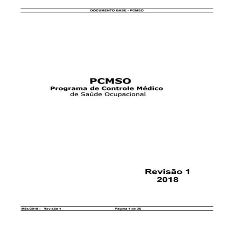 Modelo de pcmso | PDF