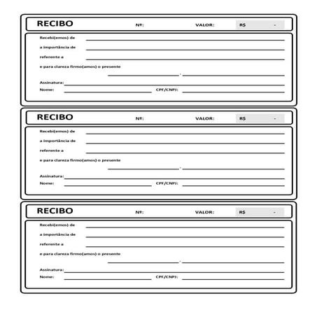 MODELO DE RECIBO PRA IPRIMIR EM PAPEL A4 | PDF