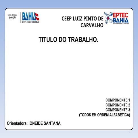 Modelo de Slide TCC - PASSO A PASSO PARA CONFECÇÃO | PPT