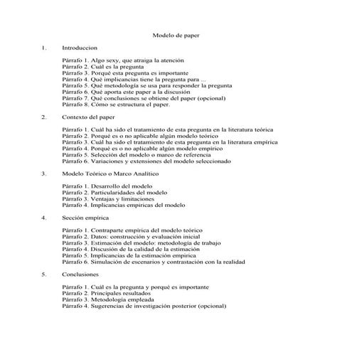 Como hacer el paper | PDF