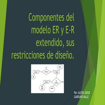 Modelo de entidad relación extendido | PDF