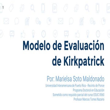 Modelo Kirkpatrick | PPTX
