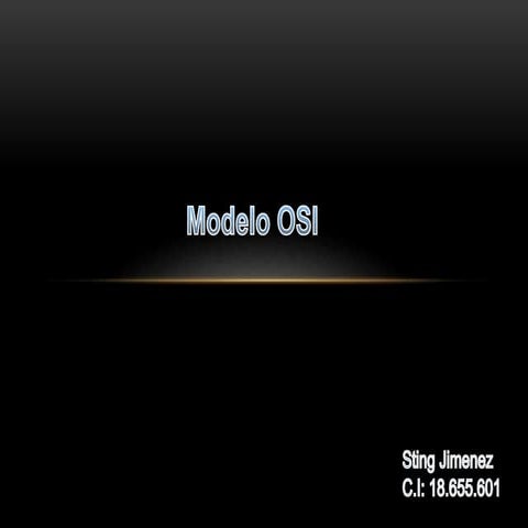 Infografia modelo osi | PDF
