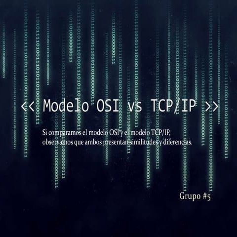Modelo osi y TCP/IP | PPTX