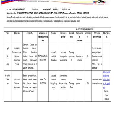 Planificacion incas 8vo | DOC