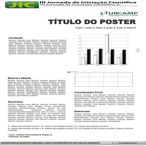 Modelo poster final jic[1] | PPTX