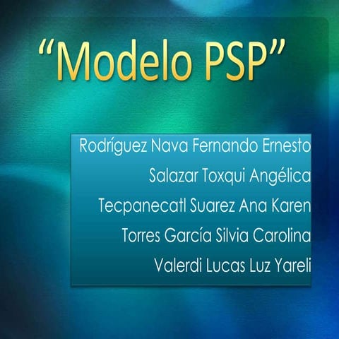 Modelo psp | PPTX