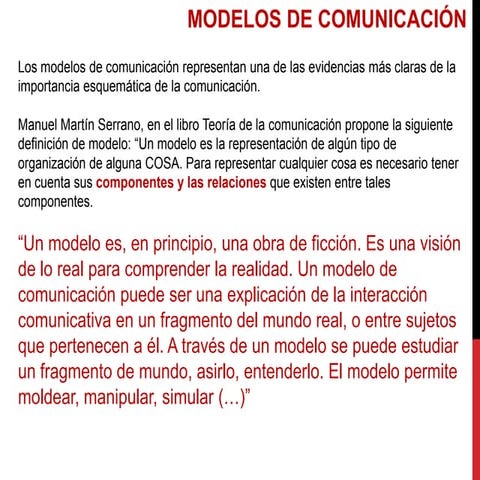Modelos de comunicacion | PPTX