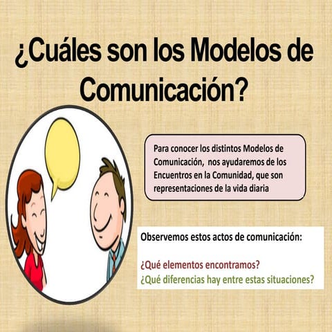 Modelos de comunicacion | PDF