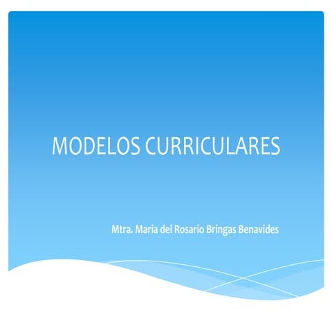 Modelo curricular de Ralp W. Tyler | PPT