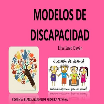 Modelos de discapacidad | PPTX