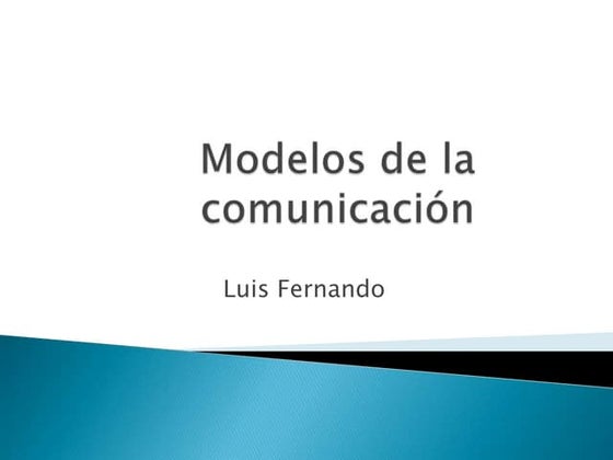 Cuadro comparativo - Modelos de comunicacion | PDF