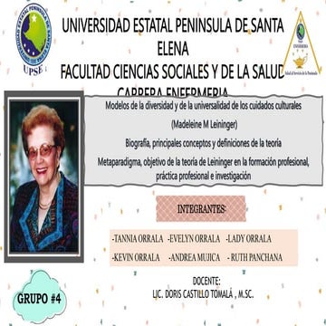 Modelos de la diversidad y de la universalidad de los cuidados ...