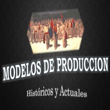 Modos de produccion | PPTX