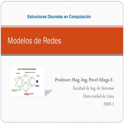 Modelos de redes completo | PDF