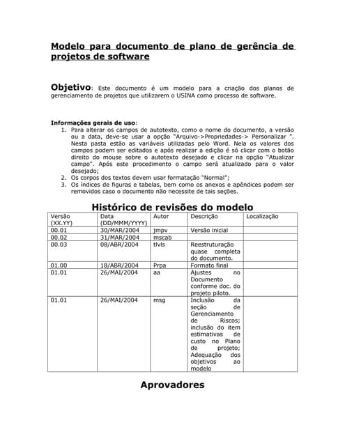 Modelo de Status Report do Projeto (pronto PMBOK) | PDF