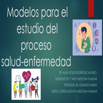 MODELO DE SALUD ENFERMEDAD SALUD MEDICINA FAMILIAR | PPTX