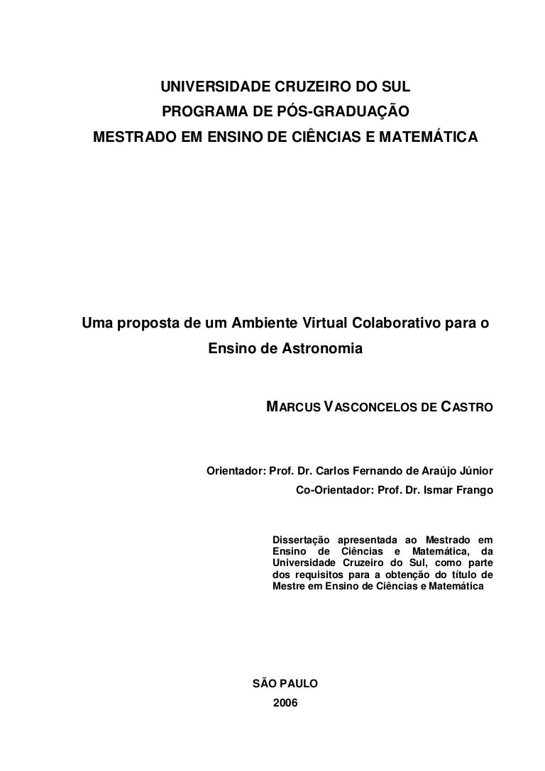 Modelo de TCC UNICSUL (U. CRUZEIRO DO SUL)