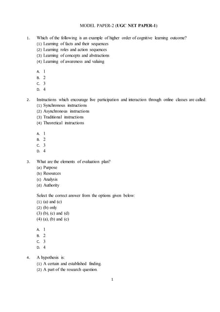 Answer keys of net paper | PDF