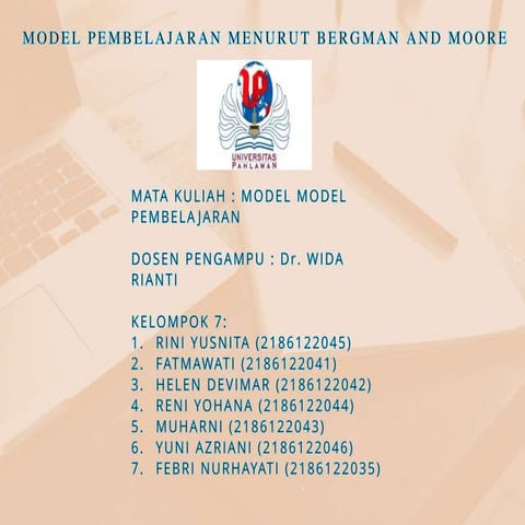 MODEL PEMBELAJARAN BERGMAN AND MOORE.pptx