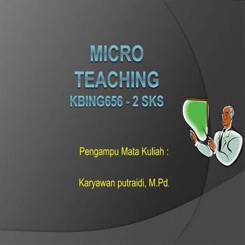 MODEL PEMBELAJARAN MICRO TEACHING.pptx