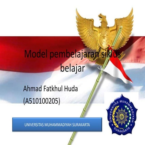 Model pembelajaran siklus belajar | PPTX