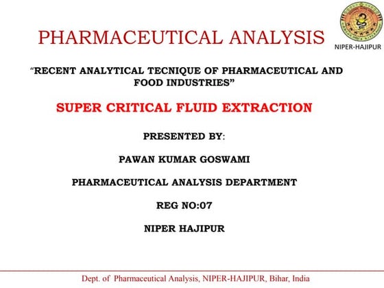 Counter Current Extraction Ppt