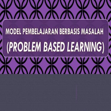 memahami Model Problem Based Learning.pptx