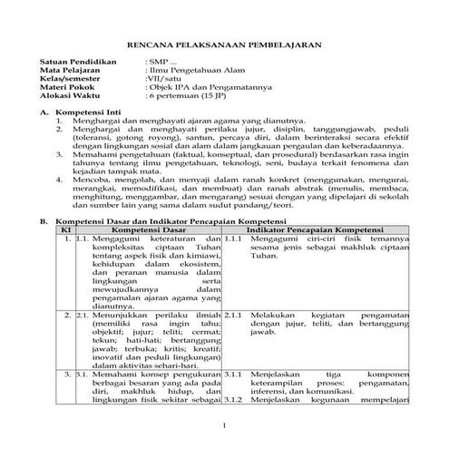 Model rpp ipa fisika | DOC