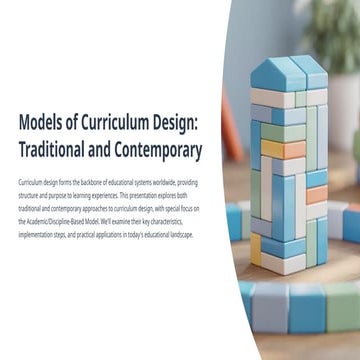 Models of Curriculum Design Traditional and Contemporary.pptx