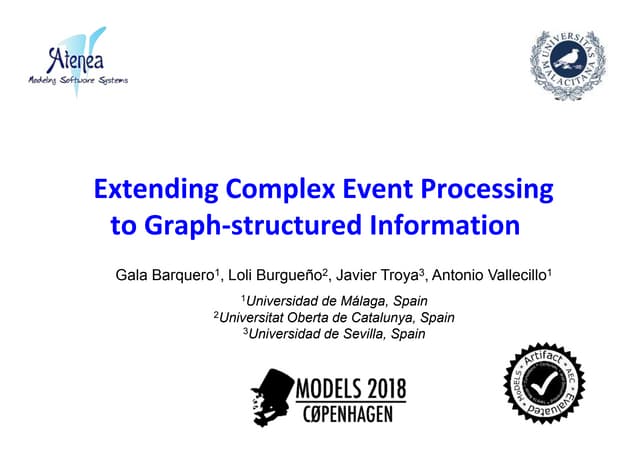 Extending Complex Event Processing To Graph Structured Information Ppt 8212