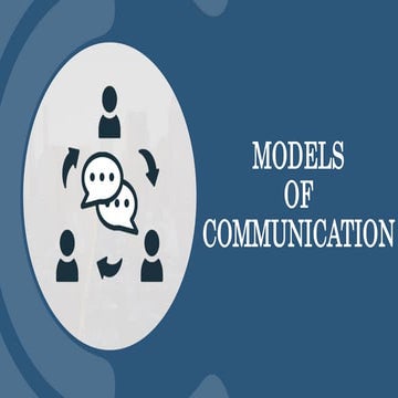 Osgood Schramm Communication Model - Oral Communication | PDF