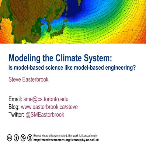 Modeling the Climate System: Is model-based science like model-based ...