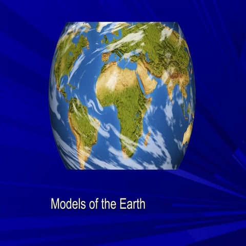 Models and dimensions of earth | PPT
