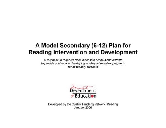 Reading Intervention that Works! | PPT